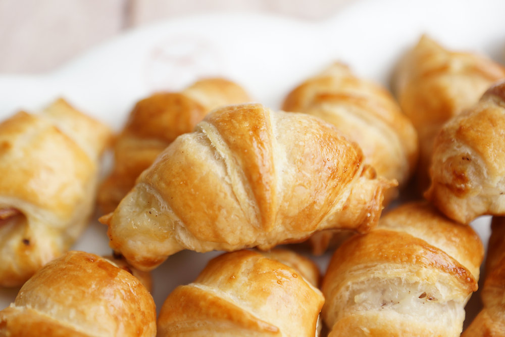 Mini-croissants jambon/béchamel