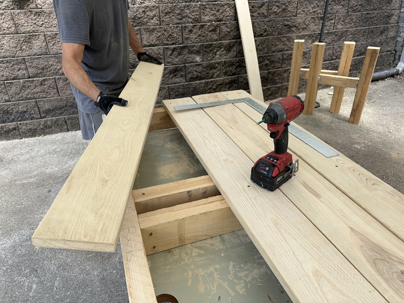 Build a Cypress Grill Table
