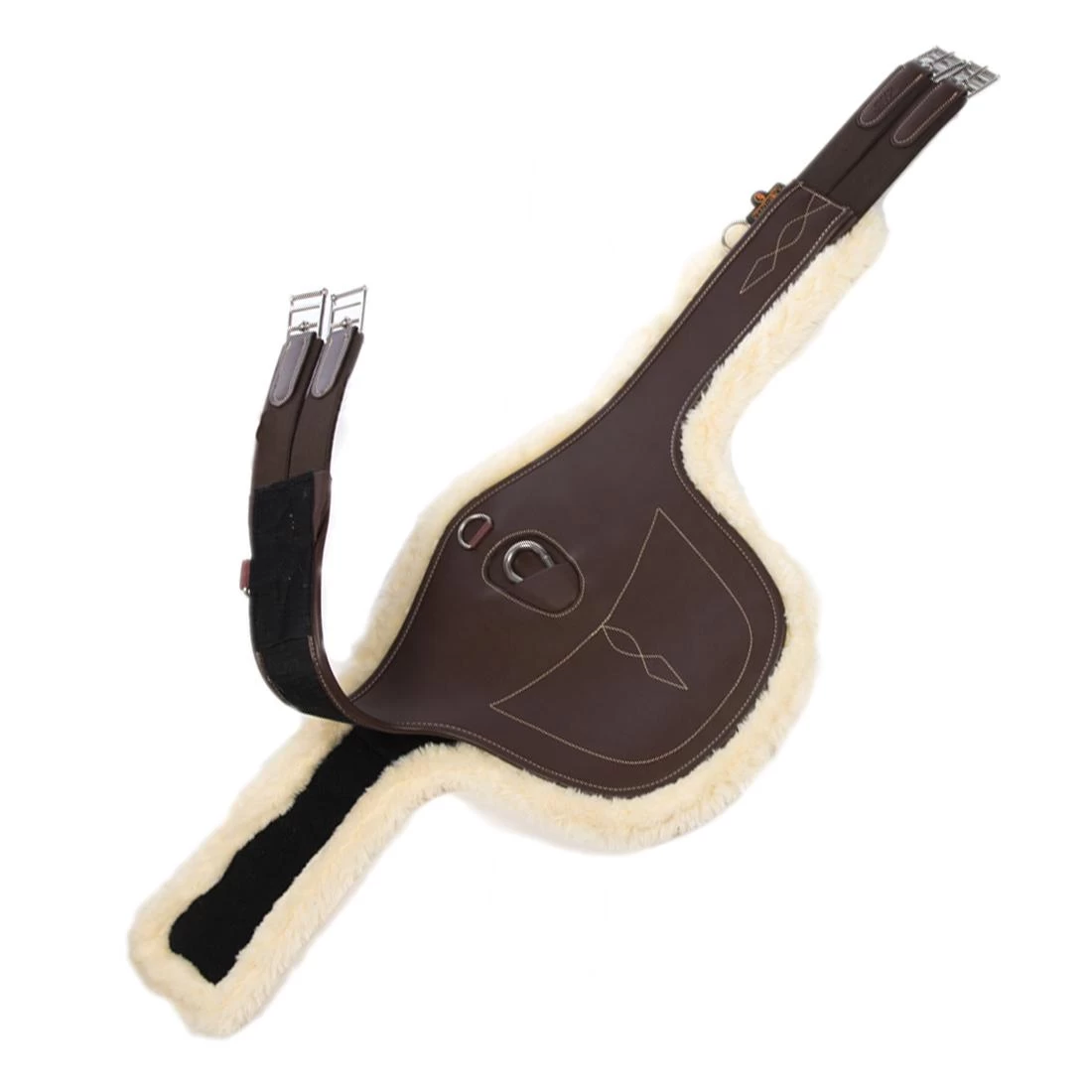 Kentucky Sheepskin Stud Girth Brun eller Sort | Mule Hesteutstyr