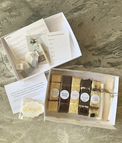 Wedding Cake Sample Box of 6 Flavours | allshapes