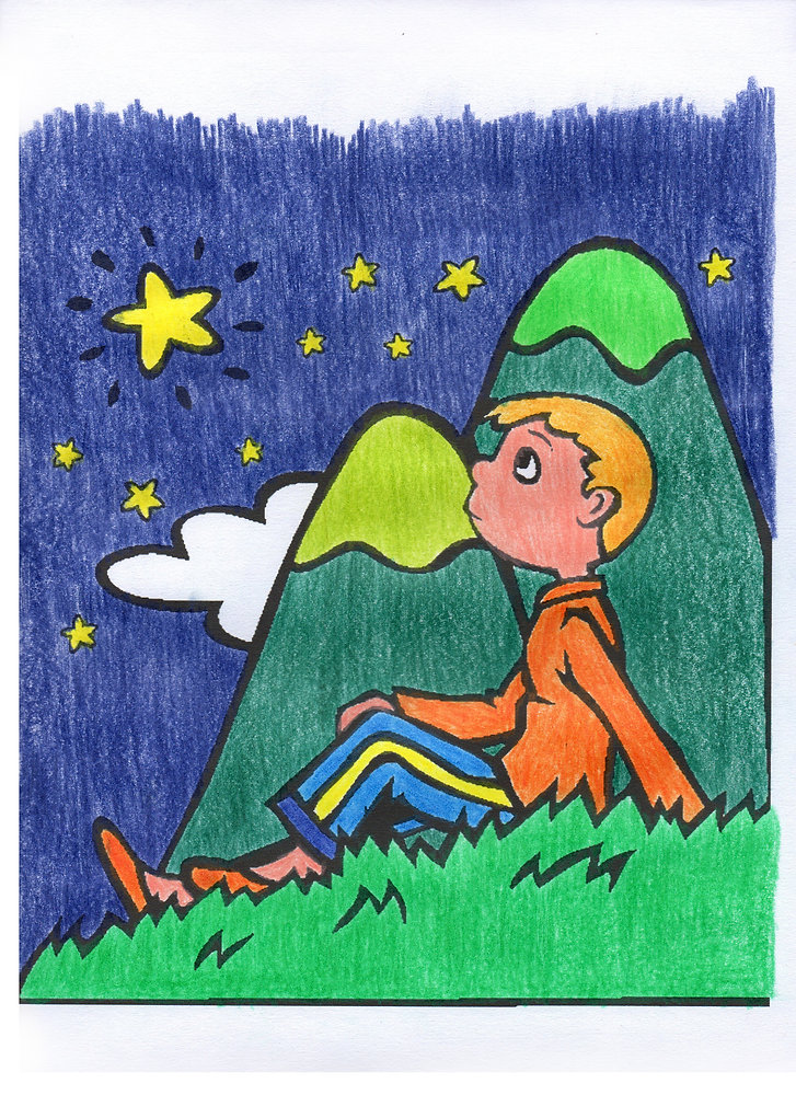 Coloring TWINKLE TWINKLE LITTLE STARS Coloring Page
