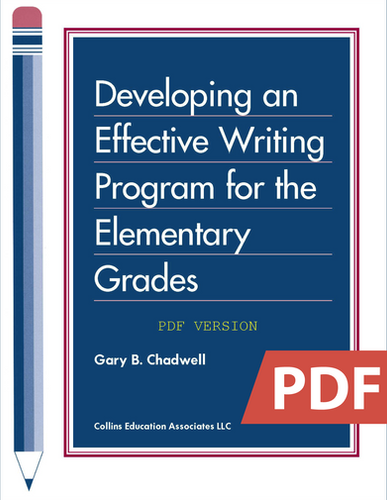 Developing an Effective Writing Program for the Elementary Grades (PDF ...
