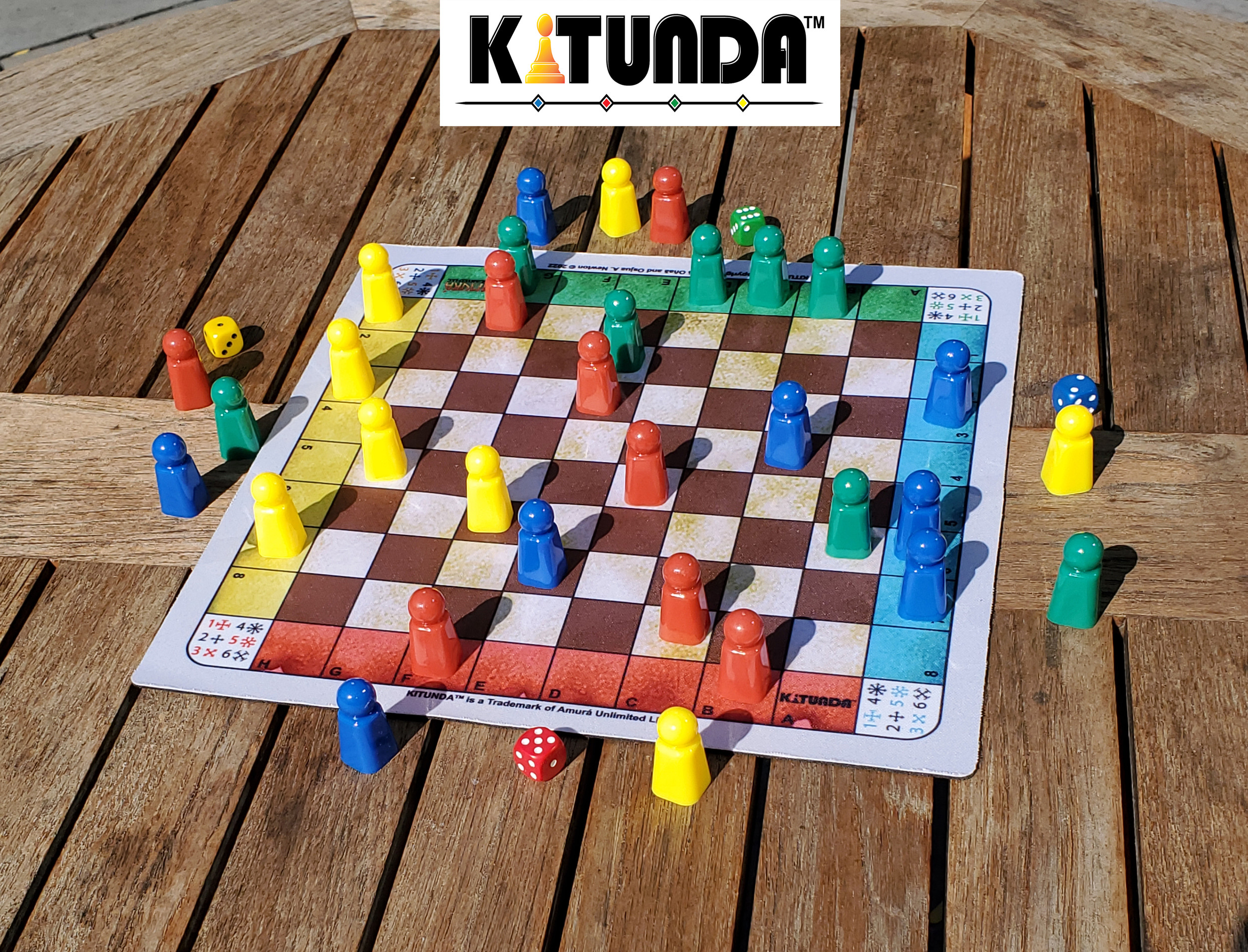 Kitunda: The 4-Player Chess-Inspired Dice Board Game | Amurá Unlimited