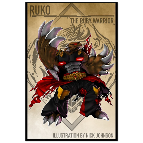 Ruko the Ruby Warrior Poster | babylon