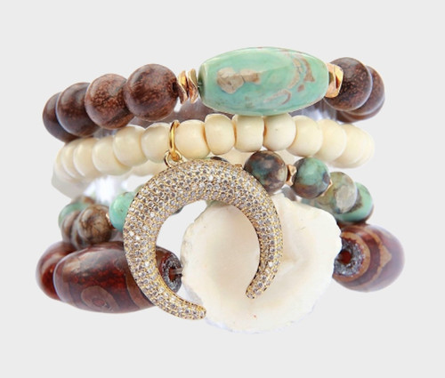 Enamel Jasper Stack | Heather Ford Designs