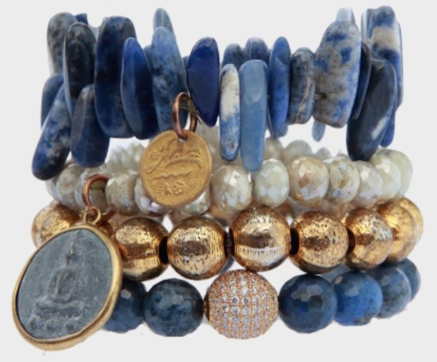 Bracelets | Stacked Coiled Bracelets | Heather Ford Bracelets