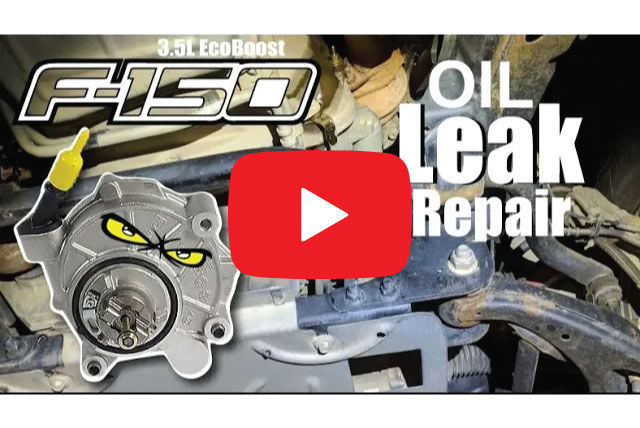 2015-2017 F150: Vacuum Pump Oil Leak Repair (3.5L EcoBoost)
