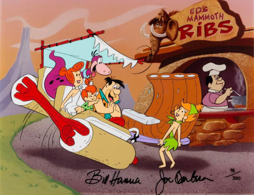 Ed's Mammoth Ribs A Flintstones Hanna Barbera Signed Cel | ANIMATION ...