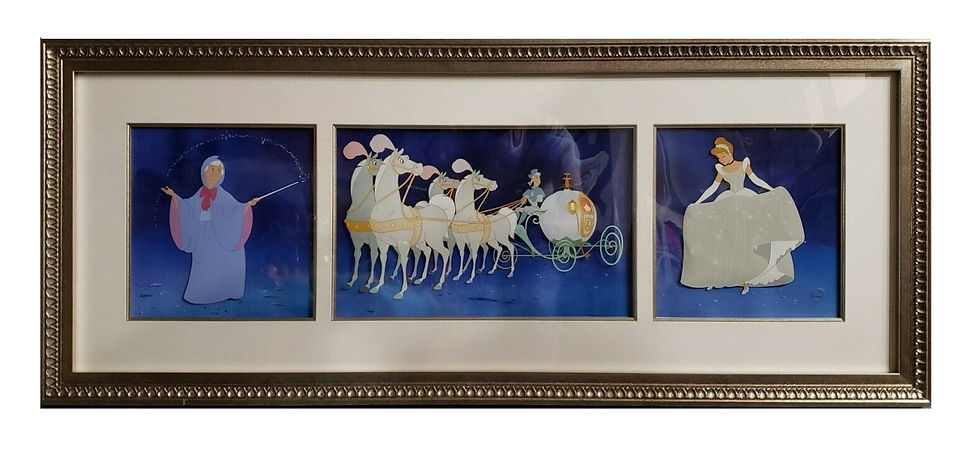 CINDERELLA'S MAGIC NIGHT Cel Limited Edition DISNEY Royal Ball Art ...