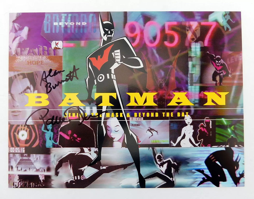 BATMAN BEYOND Warner Bros Gallery Lobby Card 1999 Signed Bruce Timm Art ...
