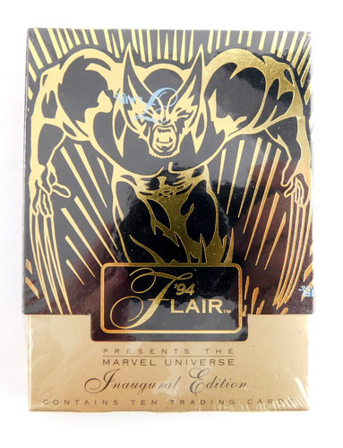 MARVEL FLAIR 1994 Inaugural Edition WOLVERINE Factory Sealed Pack ...