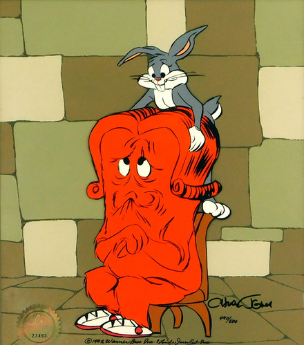 BUGS BUNNY GOSSAMER Chuck Jones Signed Cel Limited Edition Art Cell ...