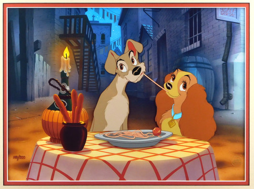 Bella Notte Lady and the Tramp Disney Limited Edition Cel | ANIMATION ...