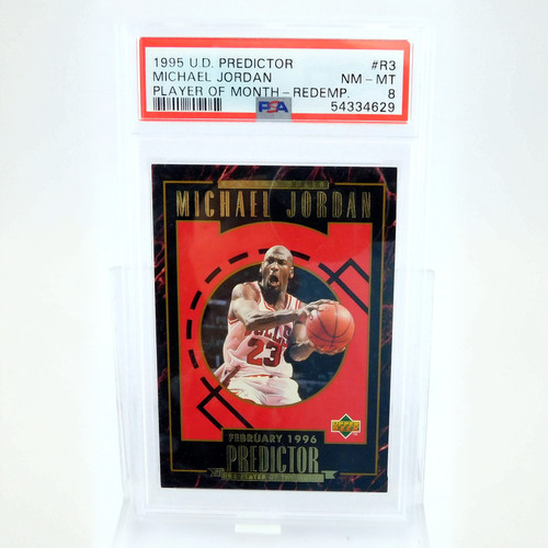 1995-96 Upper Deck - Predictors PSA 8 Player of the Month #R3 - Michael ...