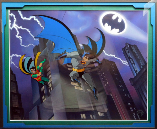 DYNAMIC DUO Batman and Robin Limited Edition Cel | ANIMATION AMERICA