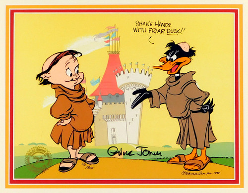 FRIAR DUCK Chuck Jones Limited Edition Signed Cel | ANIMATION AMERICA