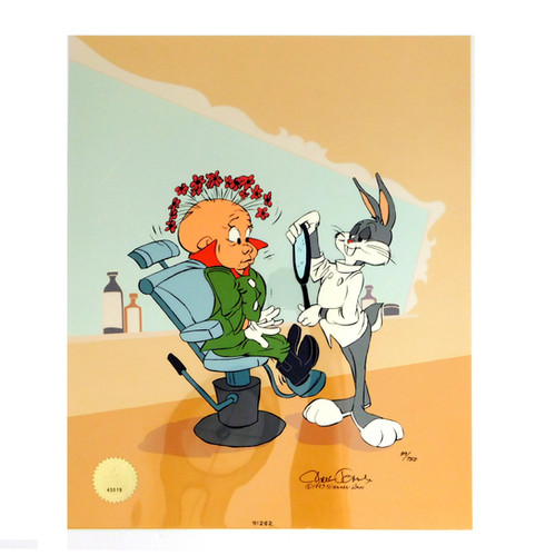 RABBIT OF SEVILLE III Chuck Jones Signed Cel Bugs Bunny Elmer Cell Art ...