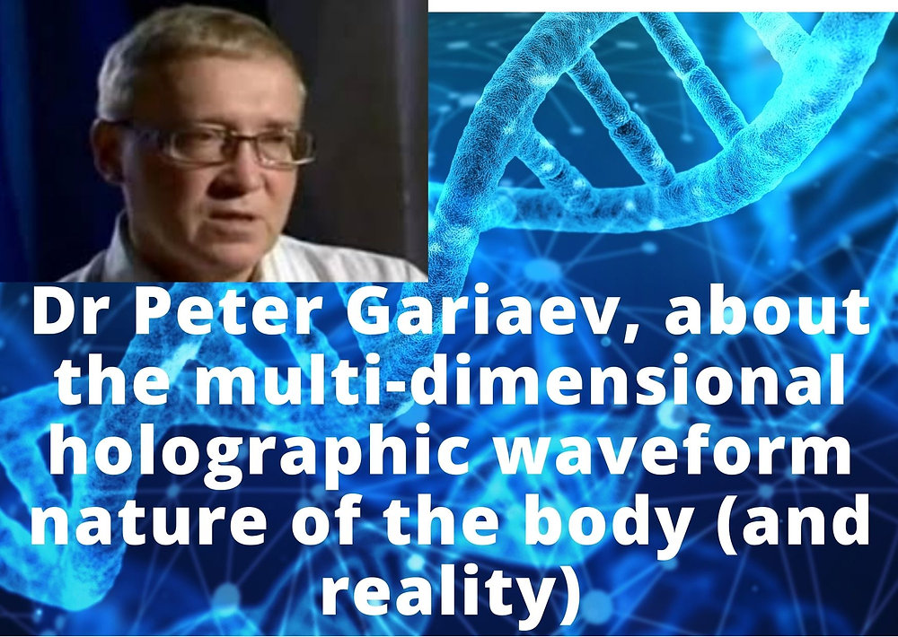 Dr. PETER GARIAEV - talks about the holographic waveform field of the ...