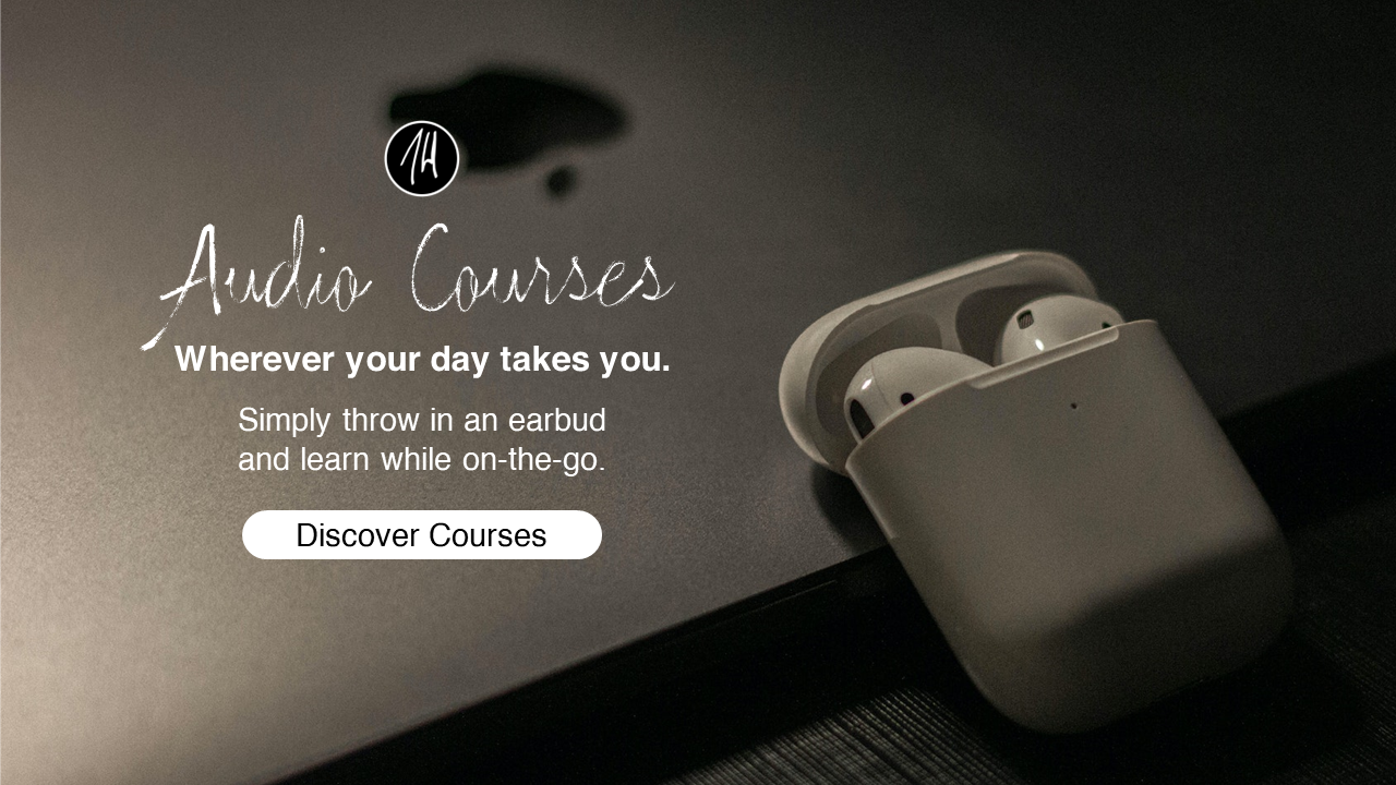 You could be listening to an audio course