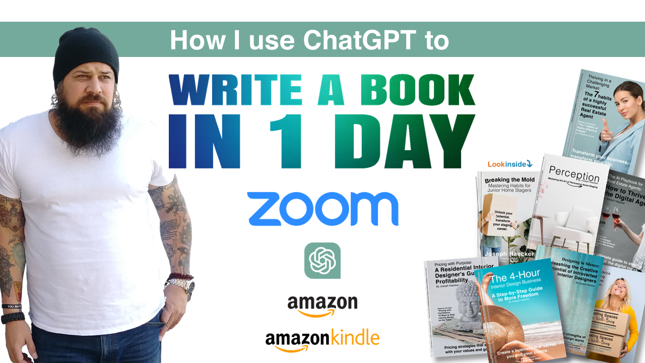 How I use ChatGPT to Write a Book in 1-Day | Joseph Haecker