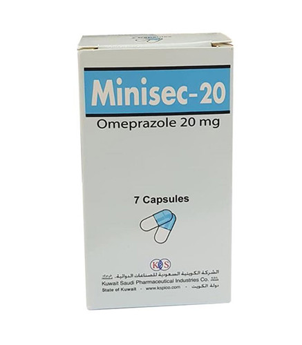 MINISEC 20MG 7 CAPSULES | IBN RUSHD PHARMACY