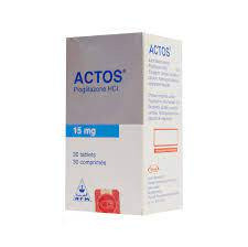 ACTOS 15MG 30 TABLETS | IBN RUSHD PHARMACY