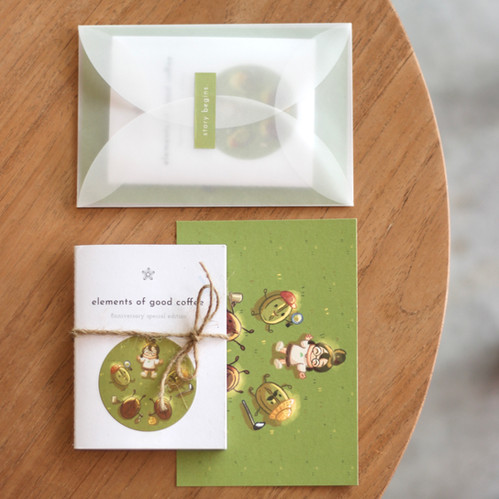 Elements of Good Coffee Sticker Collection Book | SweetBlossomCoffee