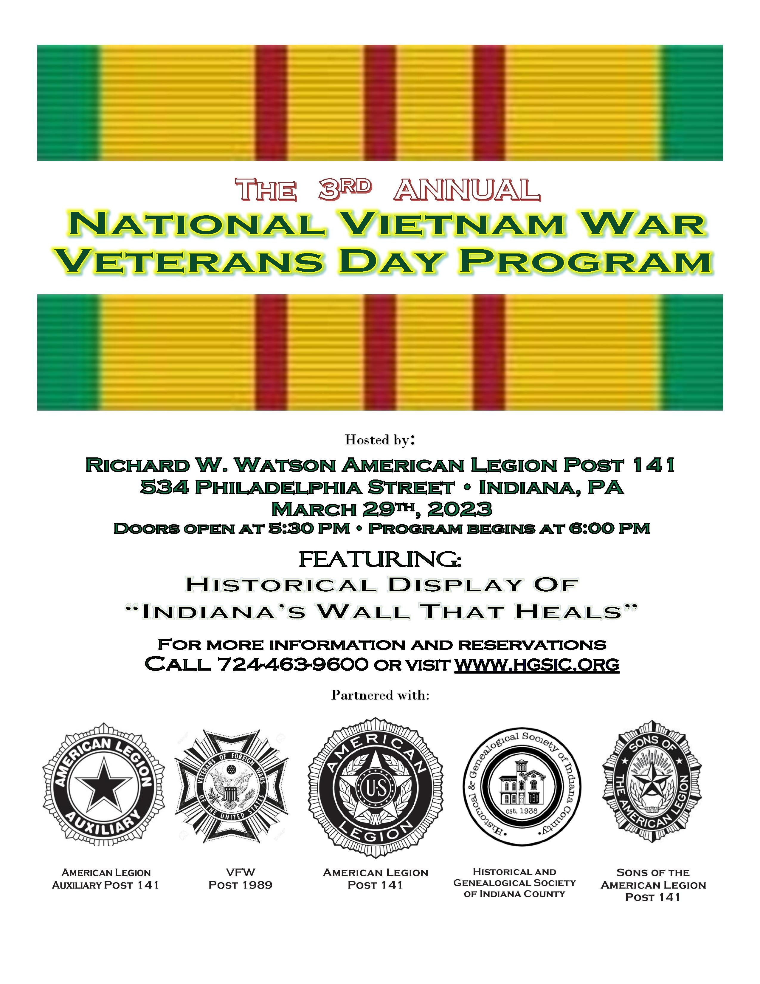 National Vietnam War Veterans Day Program | Historical & Genealo