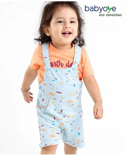 Dungaree Set Boys - Earth Day | Maitreyee