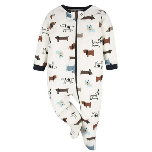 Gerber Baby Long Sleeve Sleep 'N Play - Puppy Dogs | Maitreyee