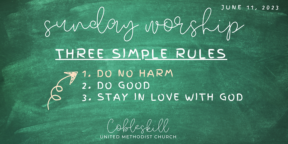 Three Simple Rules: # 1 - Do No Harm