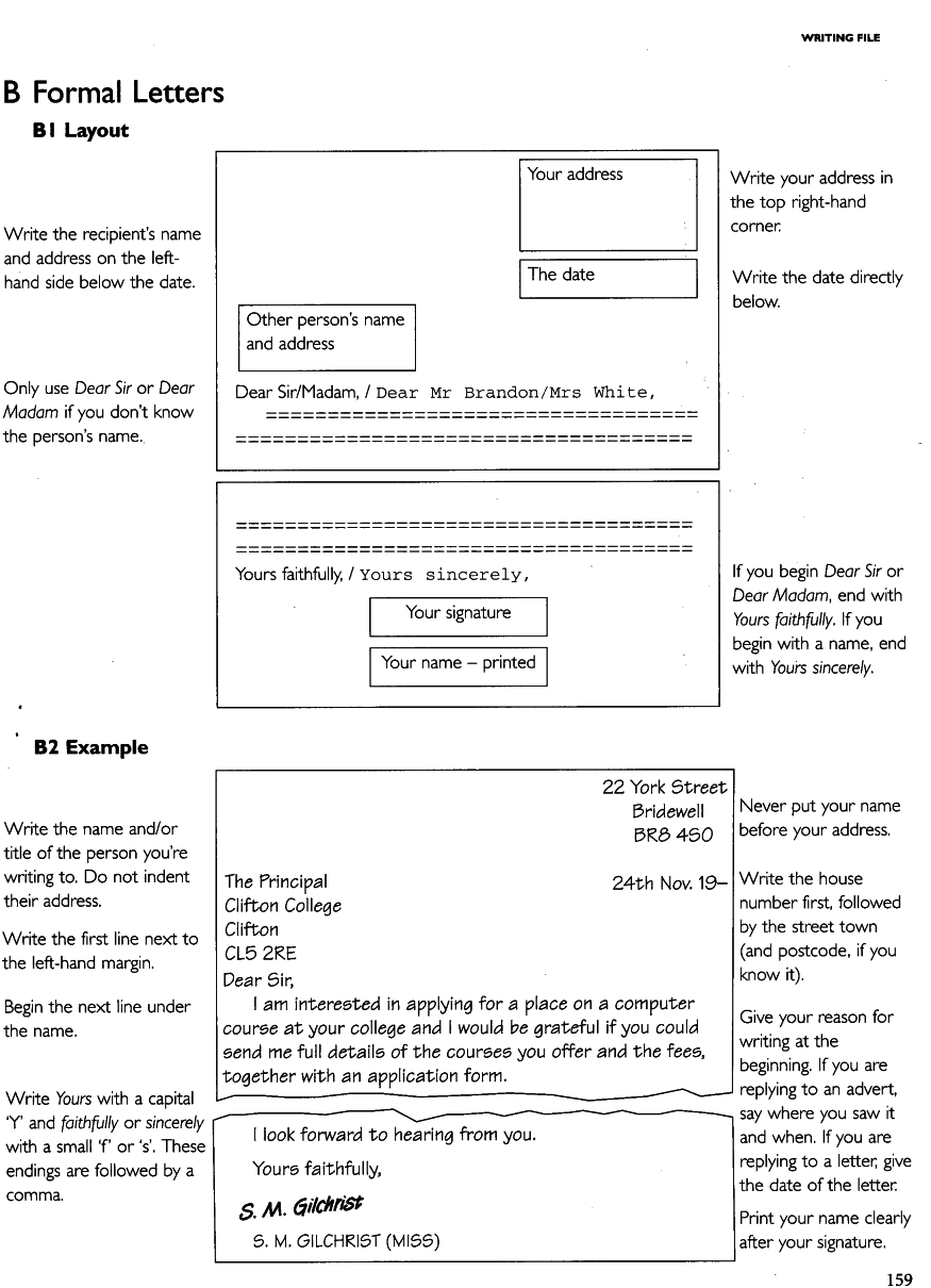 How To Write A Formal Letter