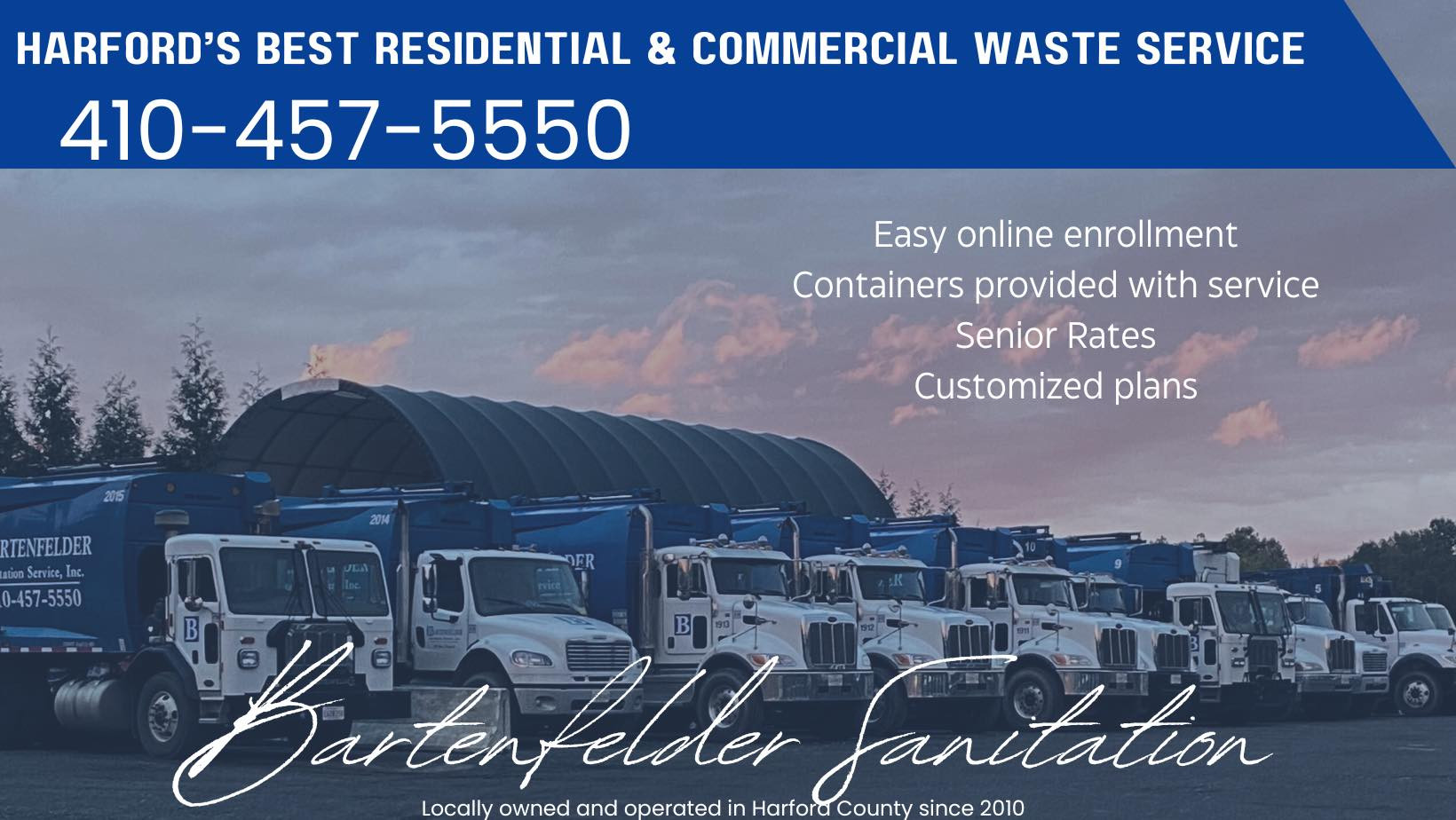 Bartenfelder Trash Service | Street Maryland