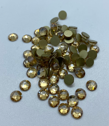 Flat back non hot-fix rhinestones cut 2088 Golden Shadow | Rhinestones Rock