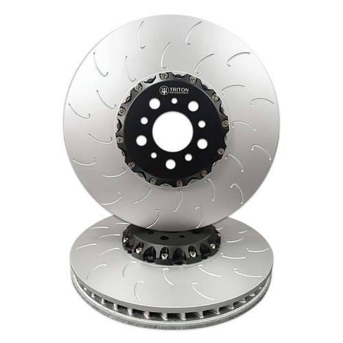 Mercedes G63 AMG (2019–2026) Floating Steel 2-Piece Brake Rotors ...