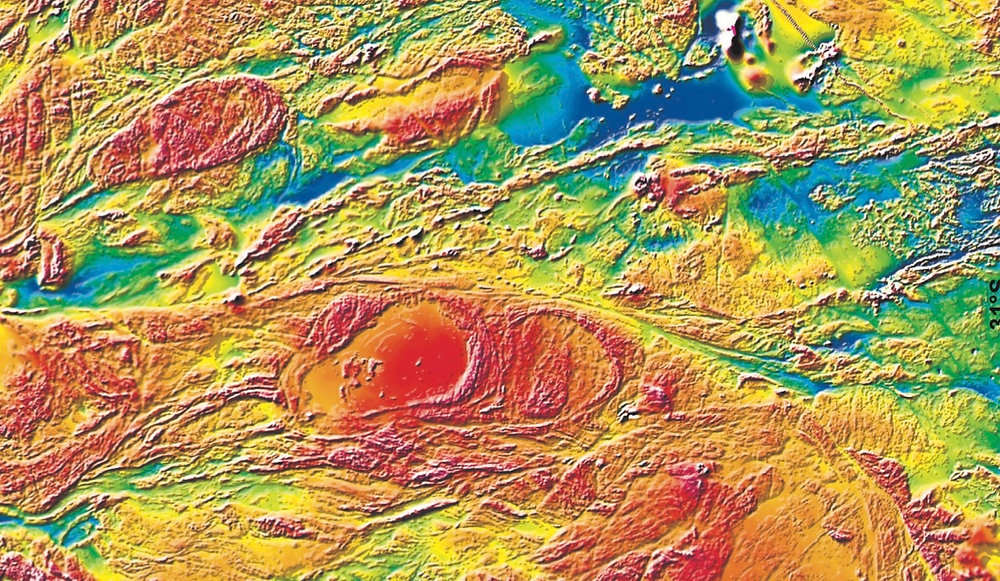 Geological interpretation of geophysical models