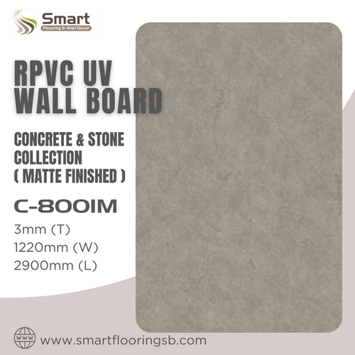 RPVC UV WALL BOARD - C-8001M | Smart Flooring