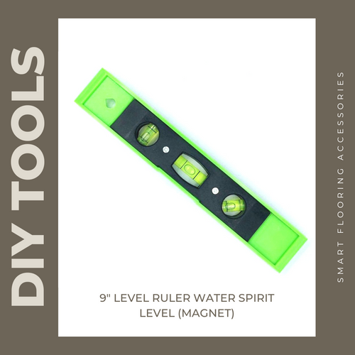 9" Aluminium Level Ruler Water Spirit Level (Magnet) | Smart Flooring