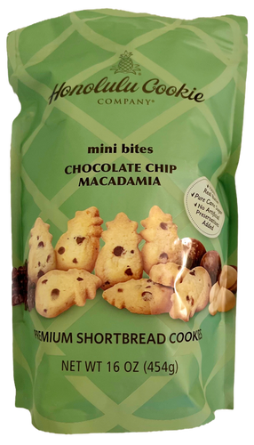 Honolulu Cookie mini bites, Chocolate Chip Macadamia | Goodstuffhawaii