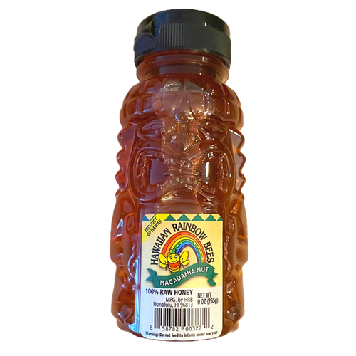 Hawaiian Rainbow Bees Macadamia Nut Hawaiian 100% Raw Honey 9oz ...