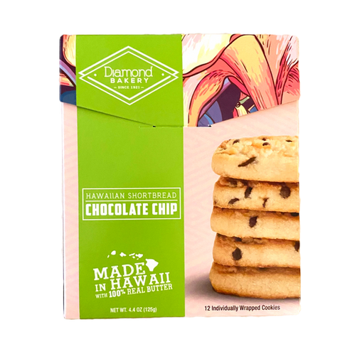 Diamond Bakery Hawaii Shortbread Chocolate Chip 4.4oz | Goodstuffhawaii
