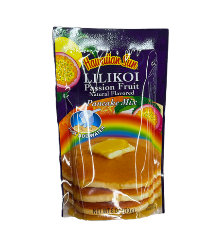 Hawaiian Sun Lilikoi Passion Fruit Pancake Mix 6oz. | Goodstuffhawaii