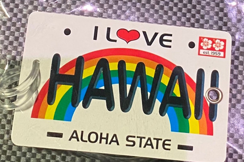 Hawaii License Plate Luggage Tag | Goodstuffhawaii
