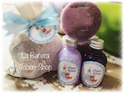 Costalito Shabby B - Bautizo | La Bañera Jabón Shop