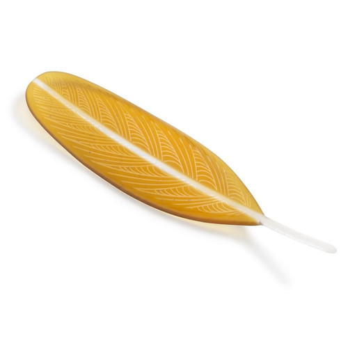 Huruhuru Feather - Dark Amber | Kahu Design