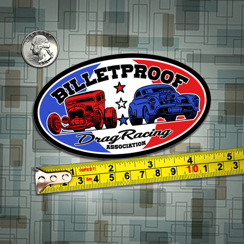 BILLETPROOF DRAG RACING STICKER | allisondesign