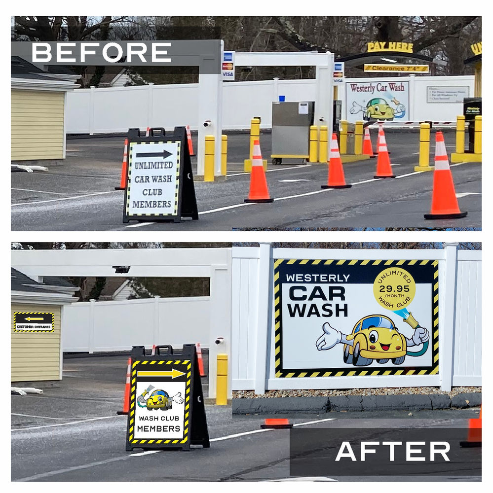 Car Wash branding transformation