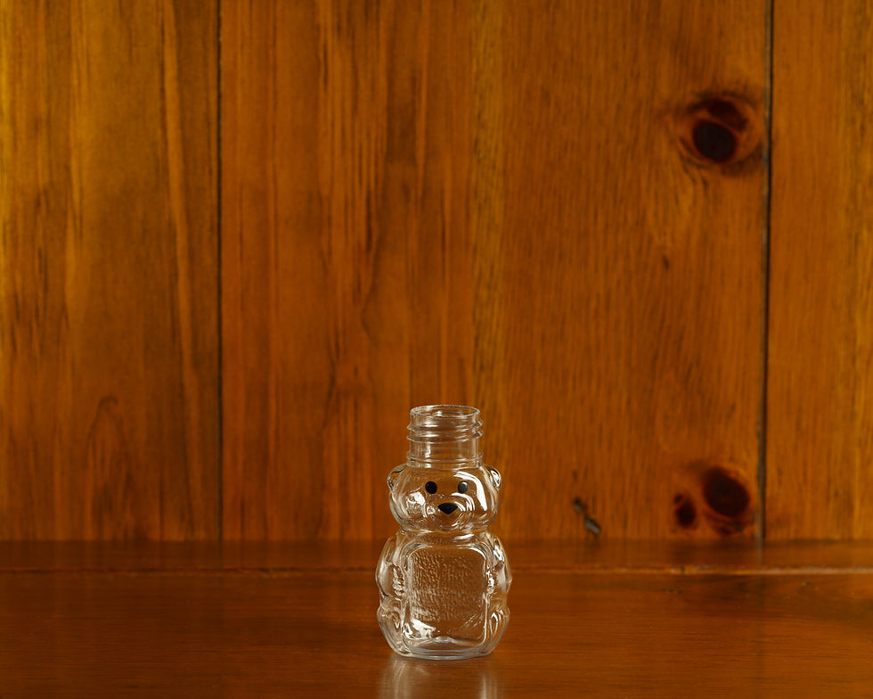 2oz Plastic Bear Container (160CT) | Stiles Honey