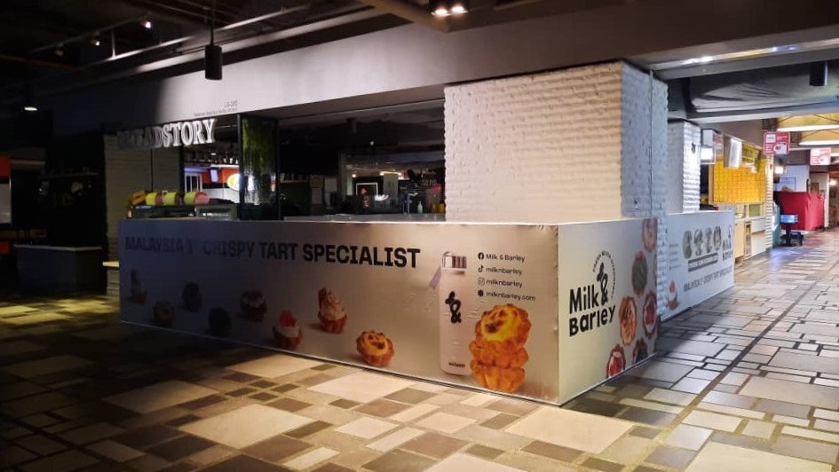 Hoarding and Visual, Milk & Barley, Sunway Putra Mall