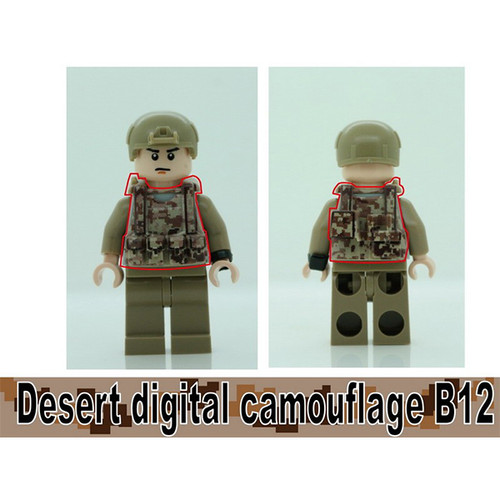 Minifig Cat Desert Digital Camouflage Tactical Vest (B12) | United ...